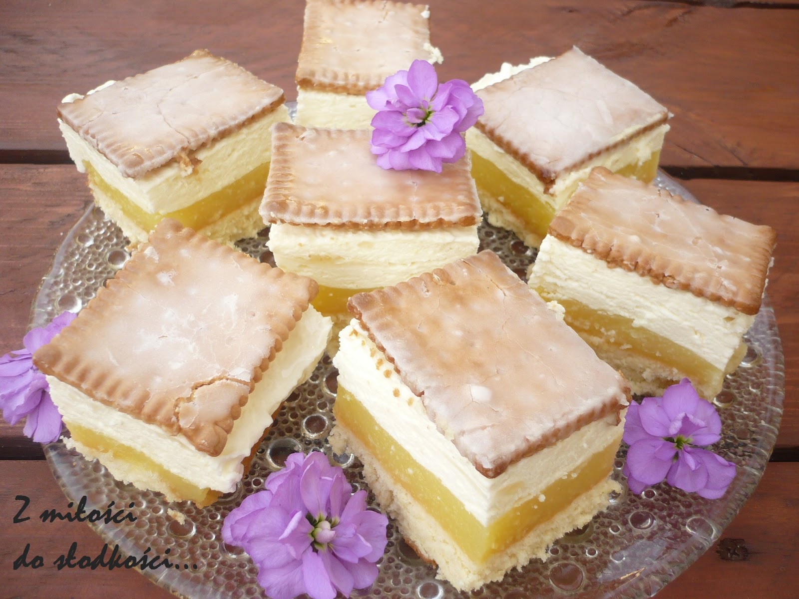 Z miłości do słodkości...: Cytrynka - kremowe ciasto