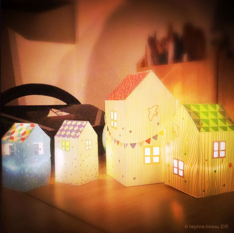 Stars And Lanterns Papercrafts | Paperized Crafts