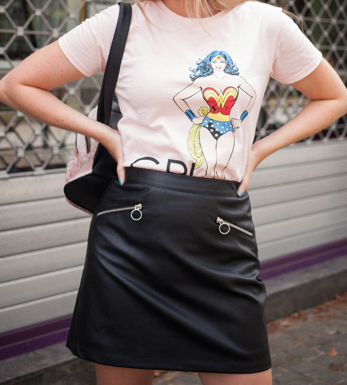 Outfit: 90s vibes and biker boots for fall - THE STYLING DUTCHMAN.