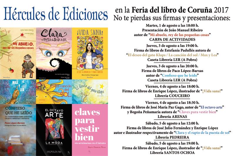 La Coruña Lifestyle: Hércules de Ediciones, la editorial Coruñesa y ...