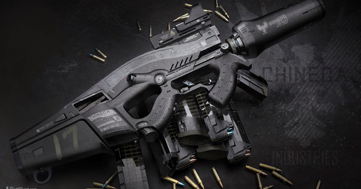 Eliott Lilly: Conceptual Growth.: Gun designs