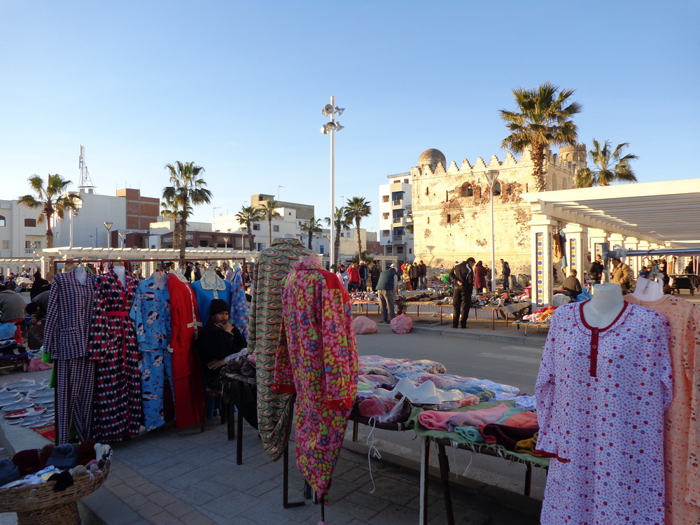 Danielle & François au Maroc 2013: Journée au bord de la mer à Martil