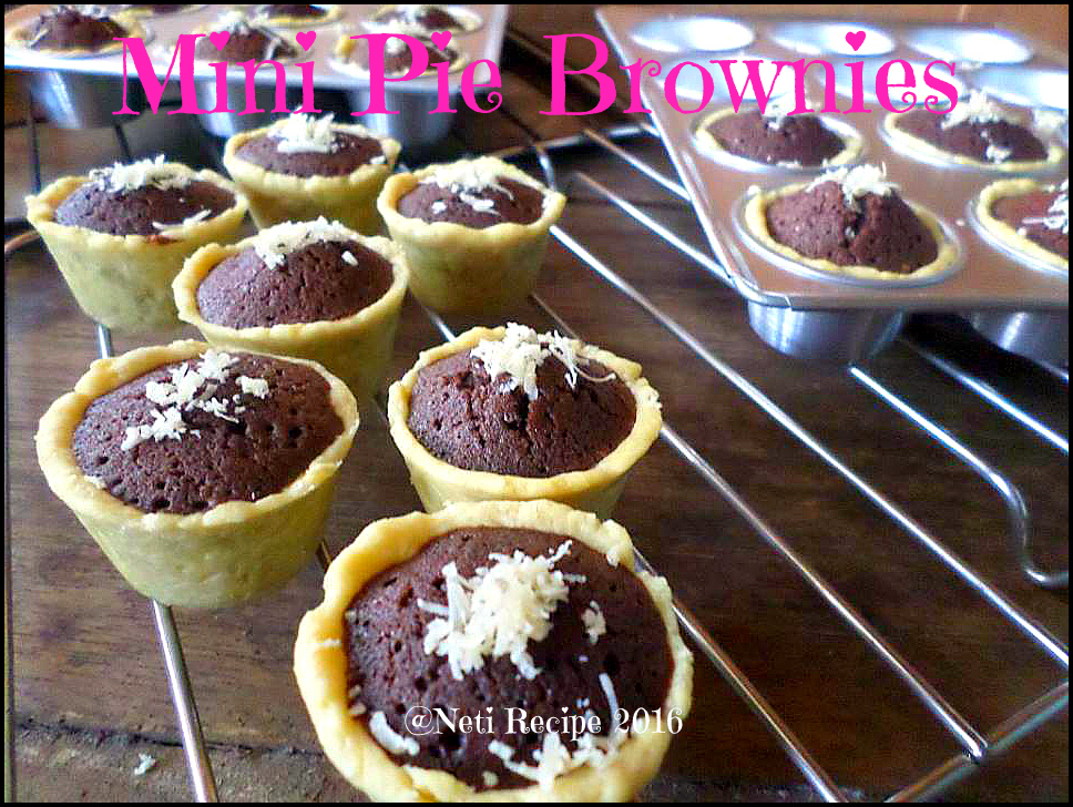 Resep Mini Pie Brownies - Resep Masakan Indonesia