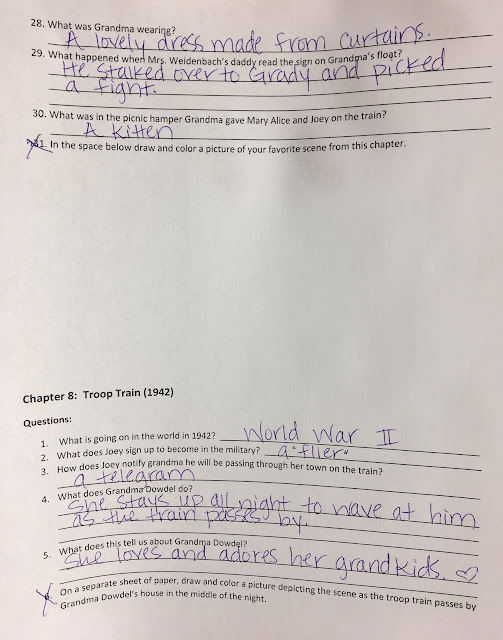 Reading with Mrs. Klumper: A Long Way from Chicago Chapters 5-8