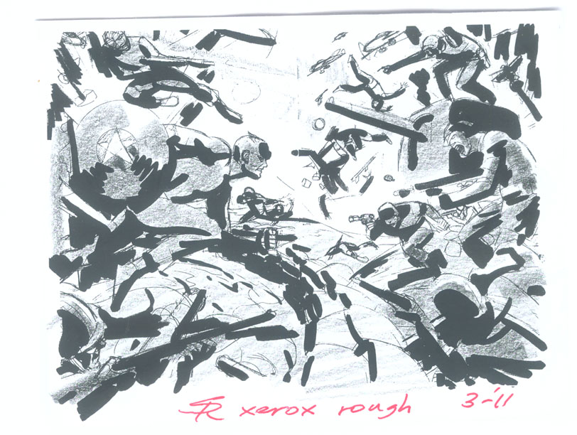 Steve Rude the Dude Blog: GOLDEN AGE CAPTAIN AMERICA COMMISSION IN STAGES