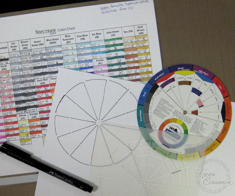 Trena's Stampin' Headquarters: Creating a Color Wheel with Your ...