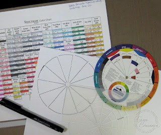 Trena's Stampin' Headquarters: Creating a Color Wheel with Your ...