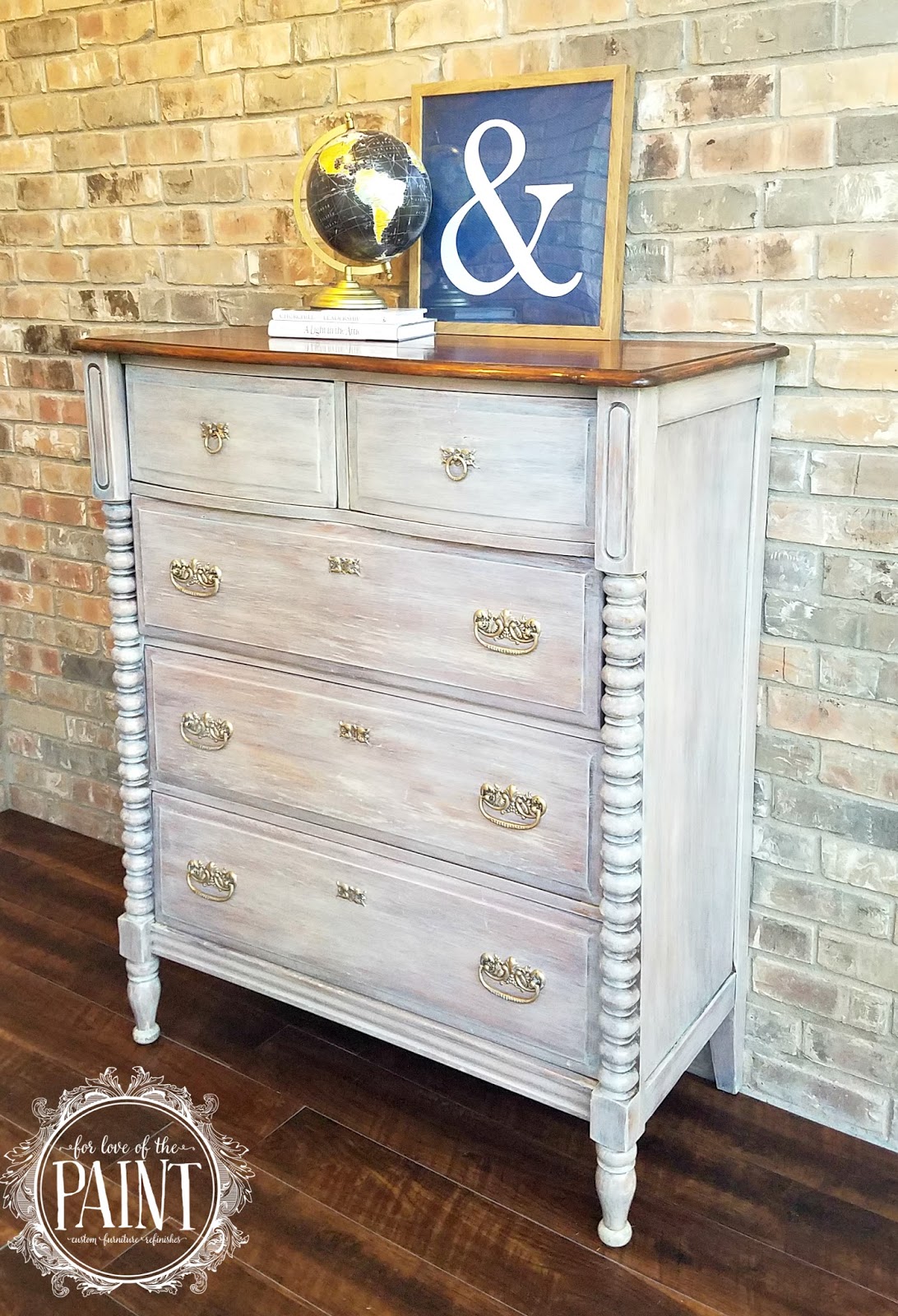 For Love of the Paint: Before and After : Rustic Whitewashed Chest of ...