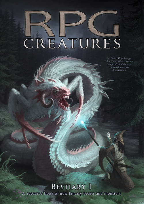 RPG Creatures - a free online Bestiary: Bestiary I - The book is here!