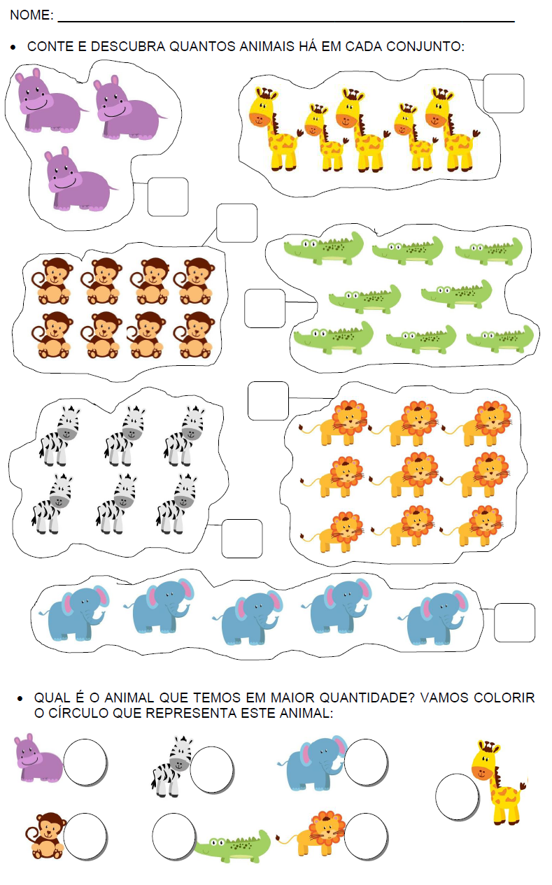 ATIVIDADES PARA EDUCADORES: Atividades matemáticas - Contando e ...
