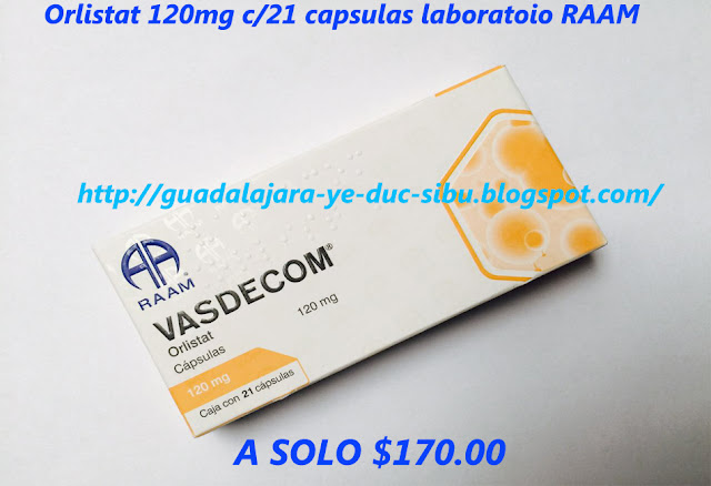 Por tu salud Baja de Peso: ORLISTAT 120mg C/21