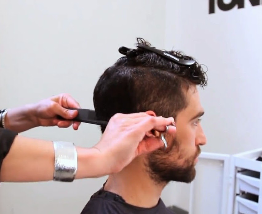 Stylevia: Men's Cutting Curly Hair Step By Step