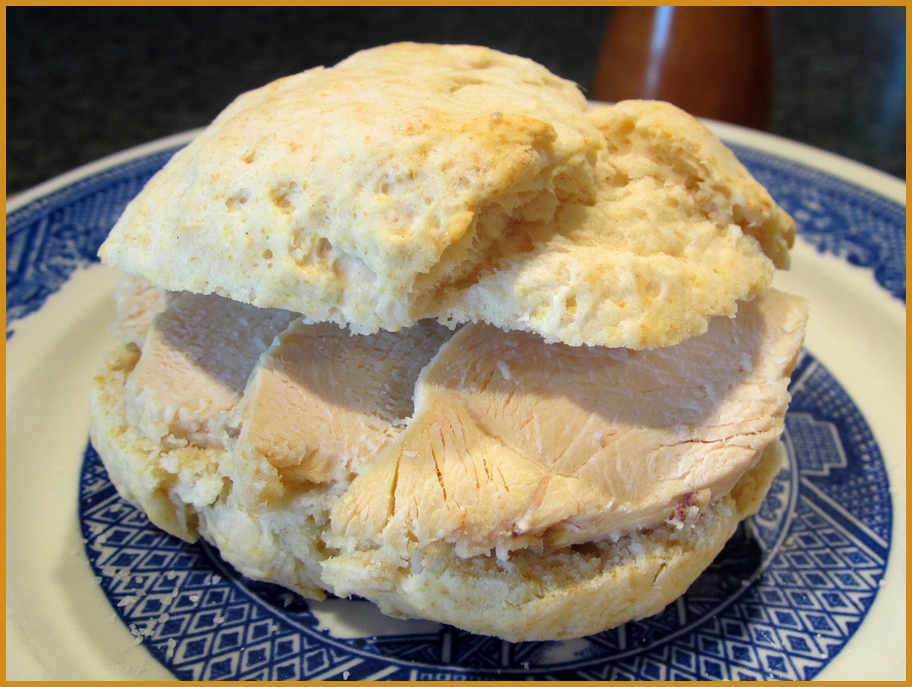 Fat Johnny's Front Porch: Pulley Bone Fried Chicken In A Biscuit