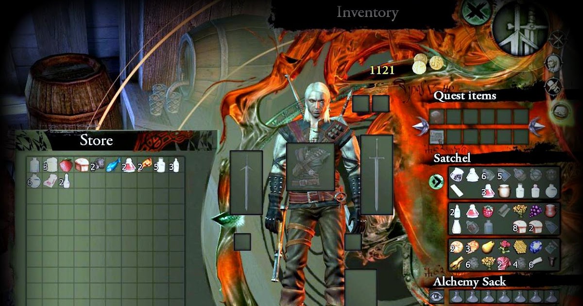 Witcher 1 - How to Manage a Full Inventory