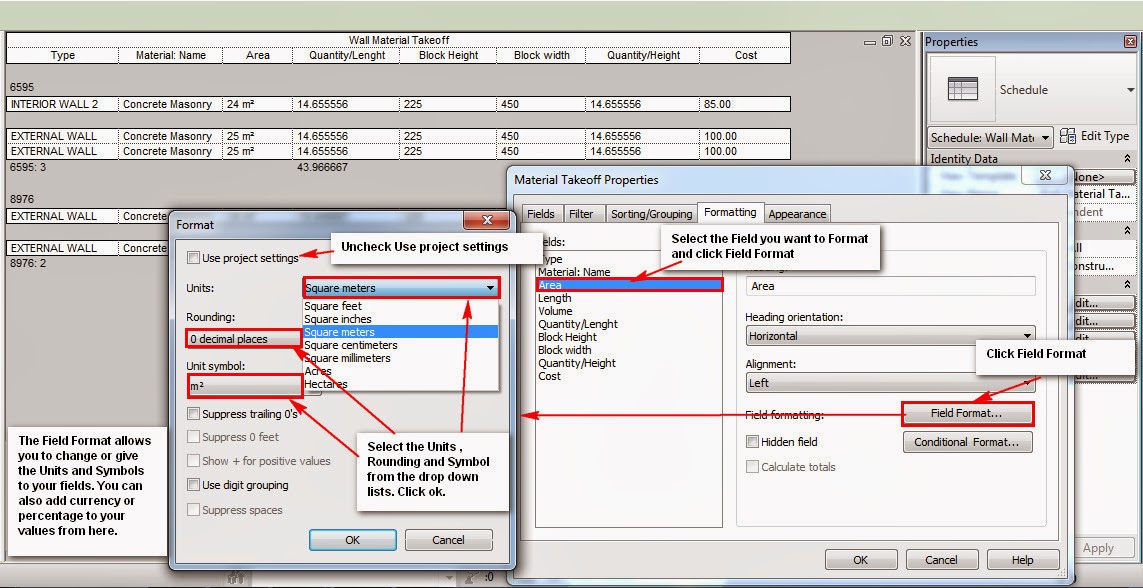 BIM Authoring Software Survey: Simplified Overview of Schedule in Revit ...