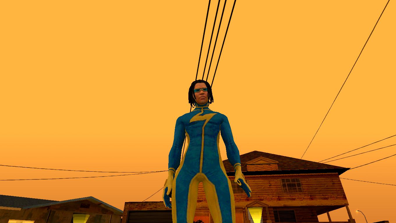 Markmadrox Mods For San Andreas : Skin Static Shock