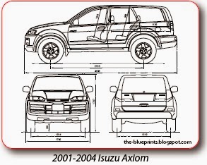 Vector Blueprints - Cars, Trucks, Busses and others: Isuzu - Vector ...