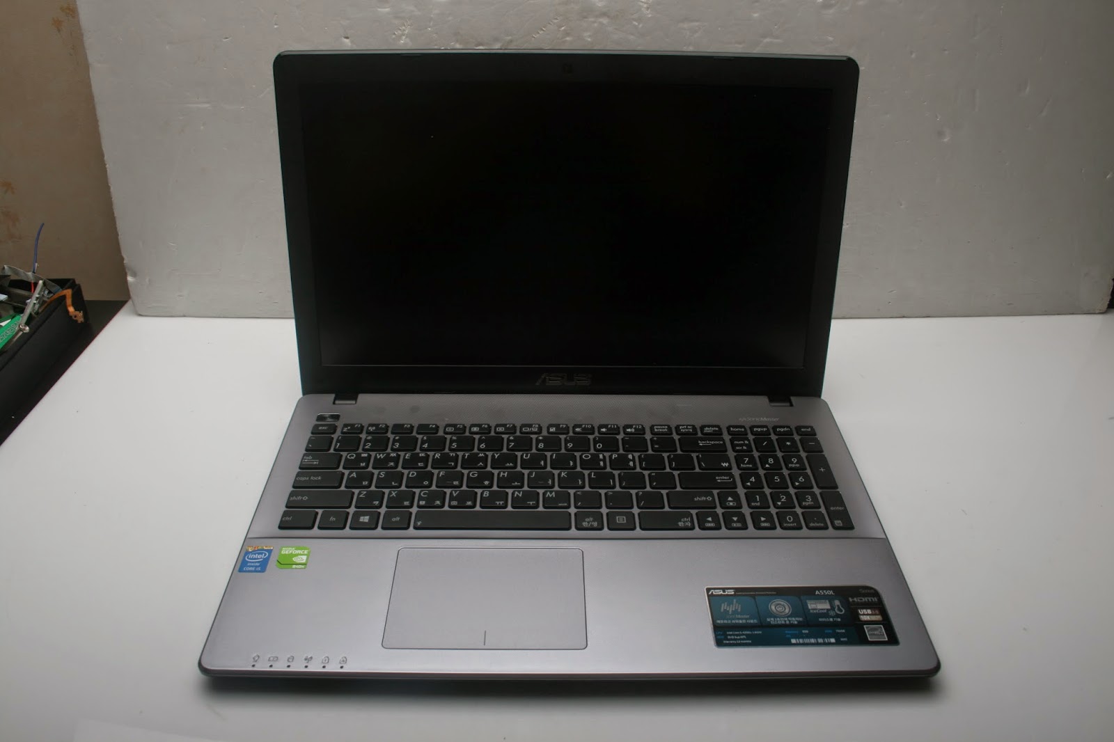 ASUS A550L 노트북분해 – 안반장의 개발 노트