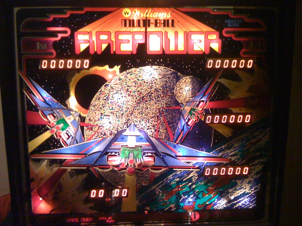 suicide bullets: New Pinball: Firepower - Williams, 1980