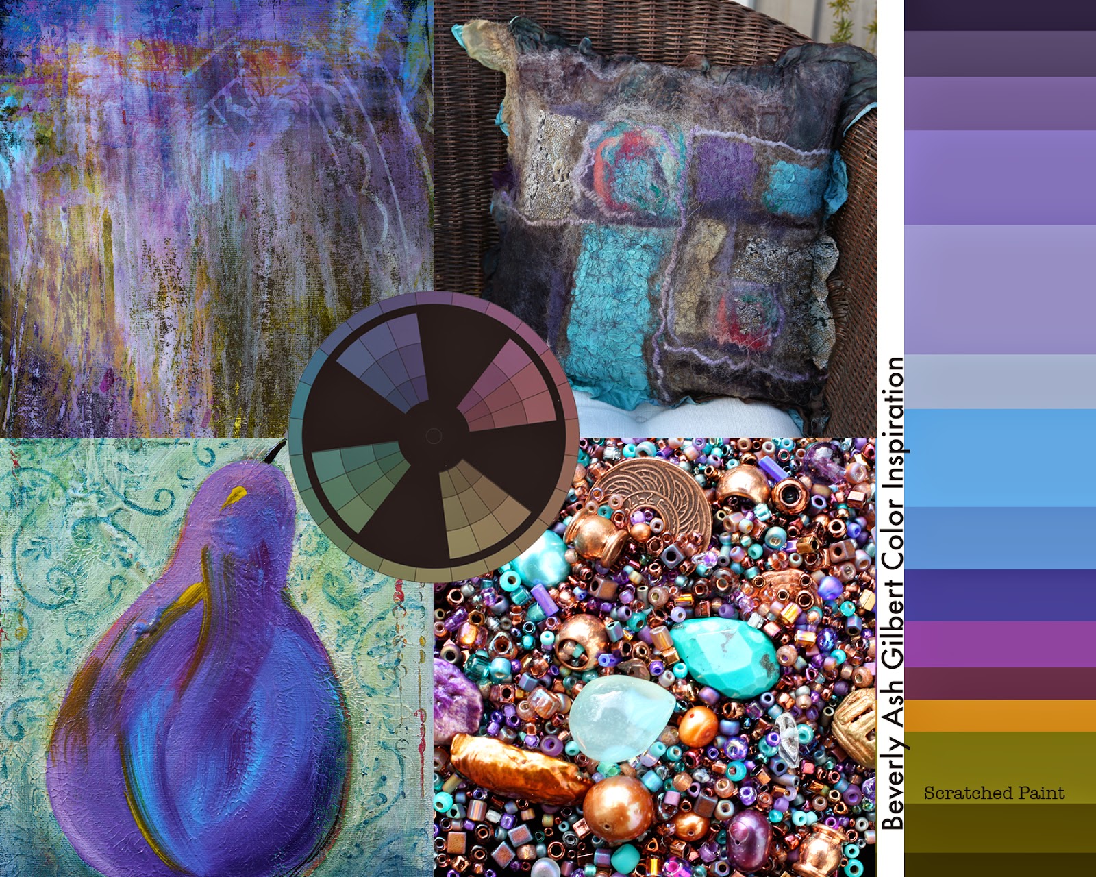 Beverly Ash Gilbert: Color Inspiration - Scratched Paint