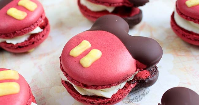 Macarons Mickey { tuto } : Il était une fois la pâtisserie