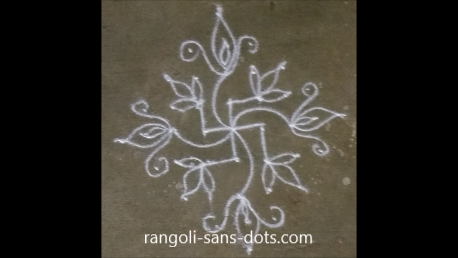Thursday kolam small chukkala muggulu