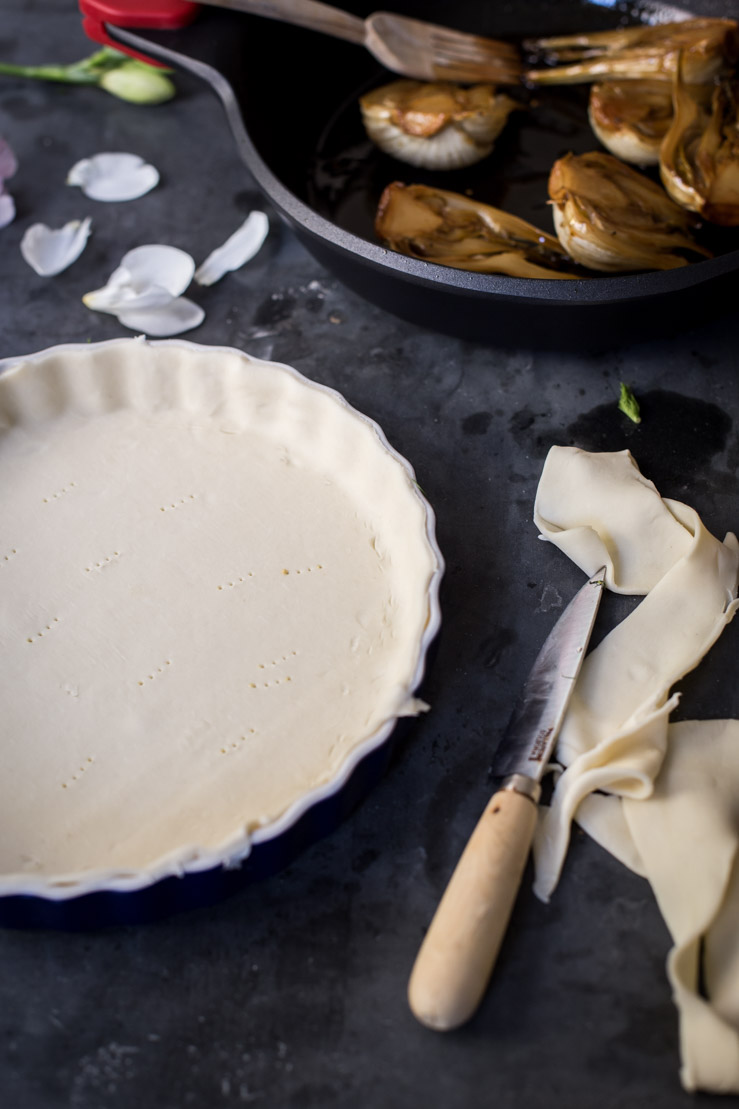 La Cocina de Carolina: Quiche de hinojo caramelizado, kale y curd de ...