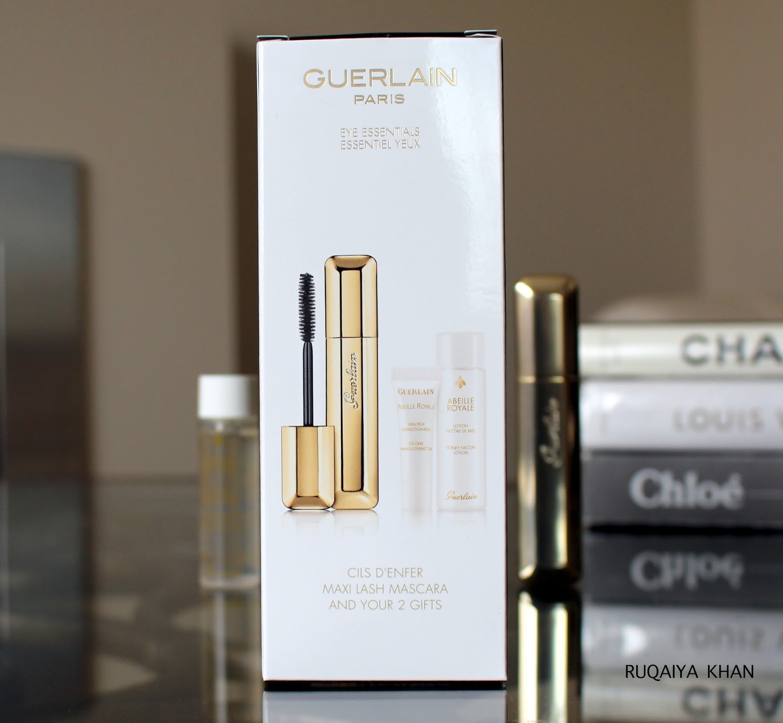 Ruqaiya Khan: GUERLAIN Maxi Lash Mascara Set Review and Swatches