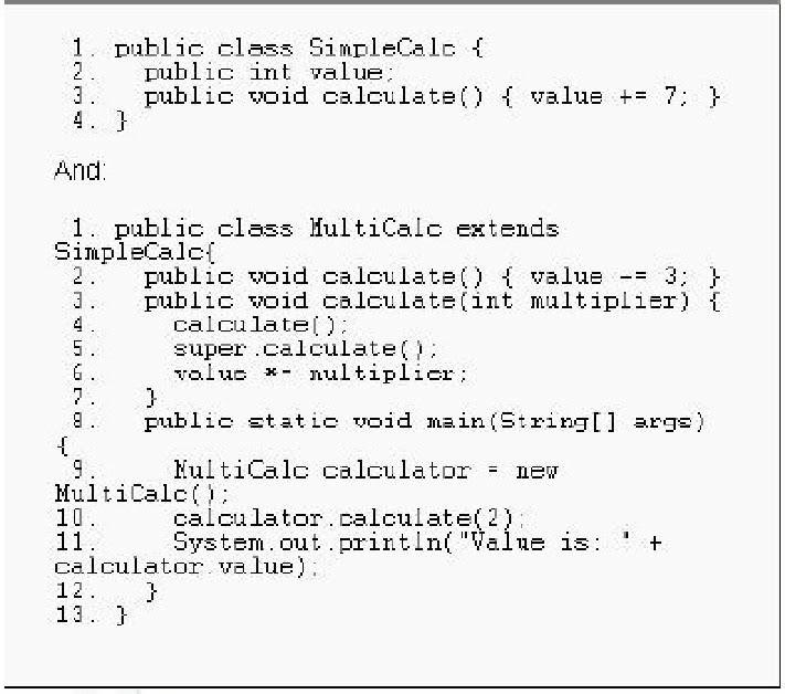 SCJP | OCJP Question Bank: EXAM I