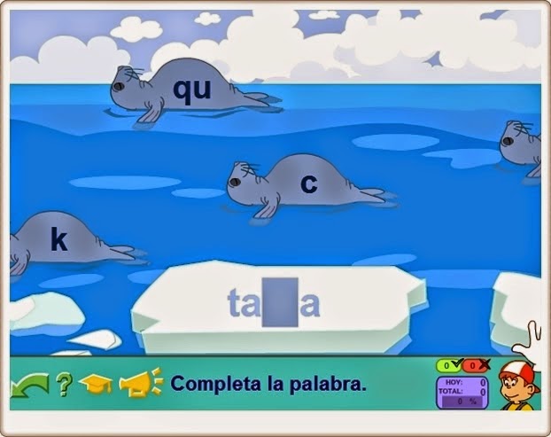 Primaria Sección Española: El juego de las focas