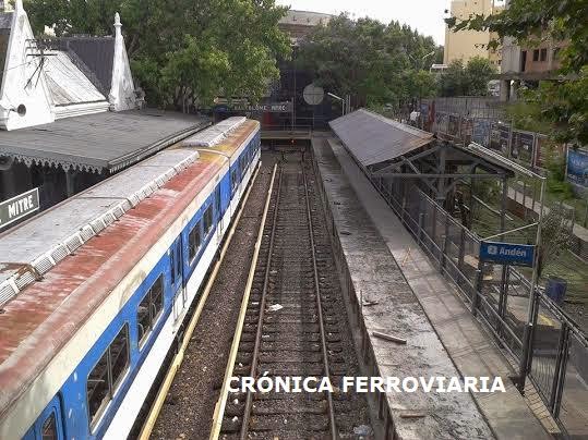 CRÓNICA FERROVIARIA: Línea Mitre: Obras extensión andenes ramal Retiro ...