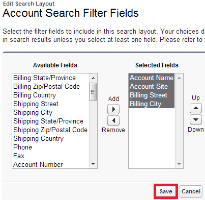 InfallibleTechie: Search filter fields in Salesforce