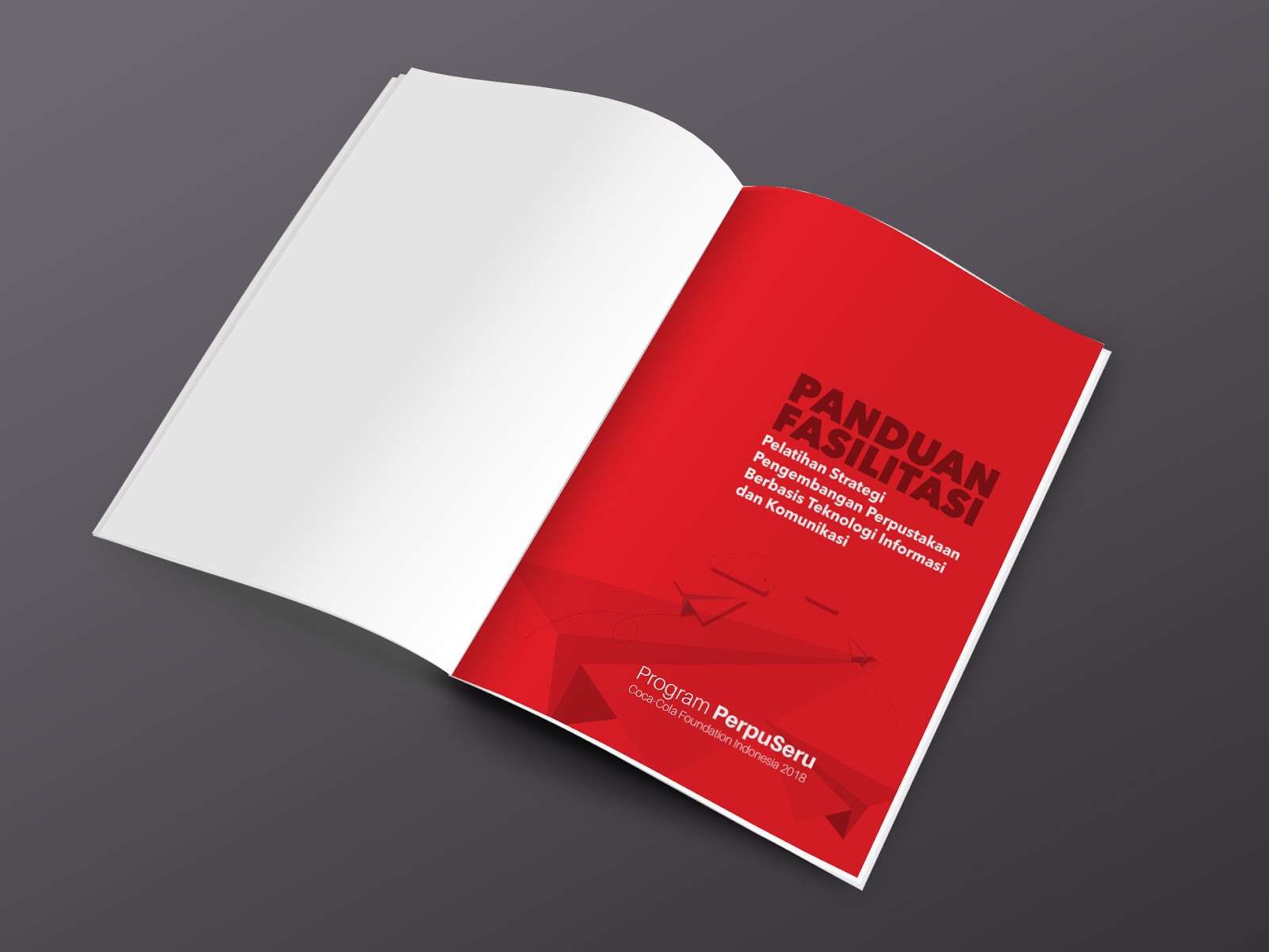 Layout Buku dan desain cover buku Program PerpuSeru (Coca-Cola Foundation)