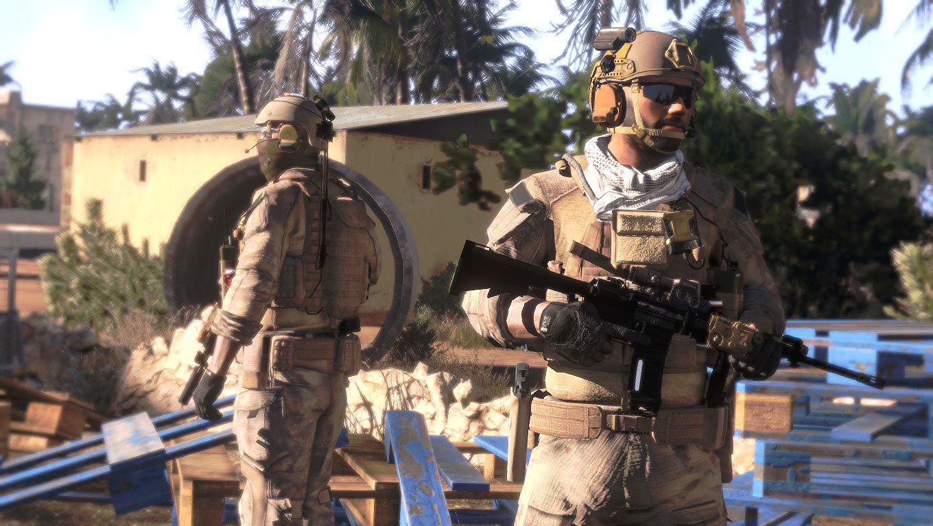Crye G3 を Arma 3 に追加の Tier 1 Special Operations Forces II desert ...