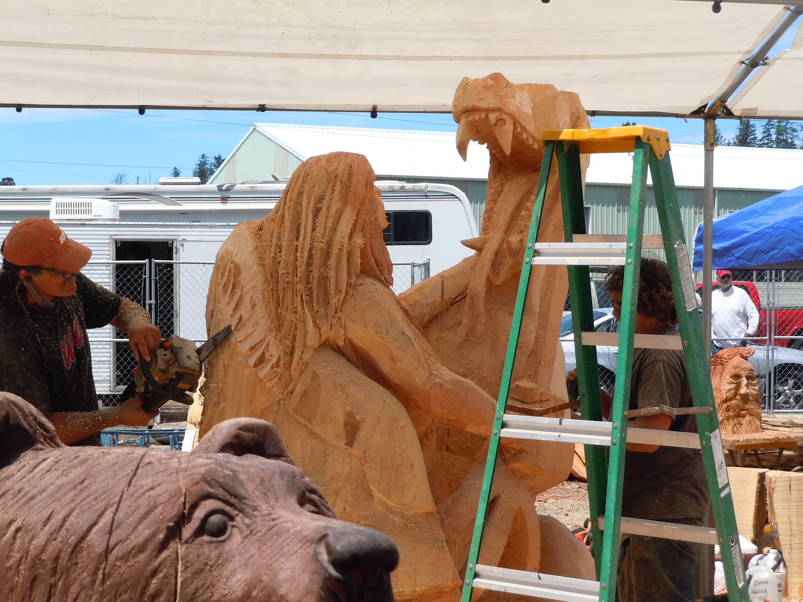 More of Mom's Special Moments: Pro Chainsaw Carving Competition 2012