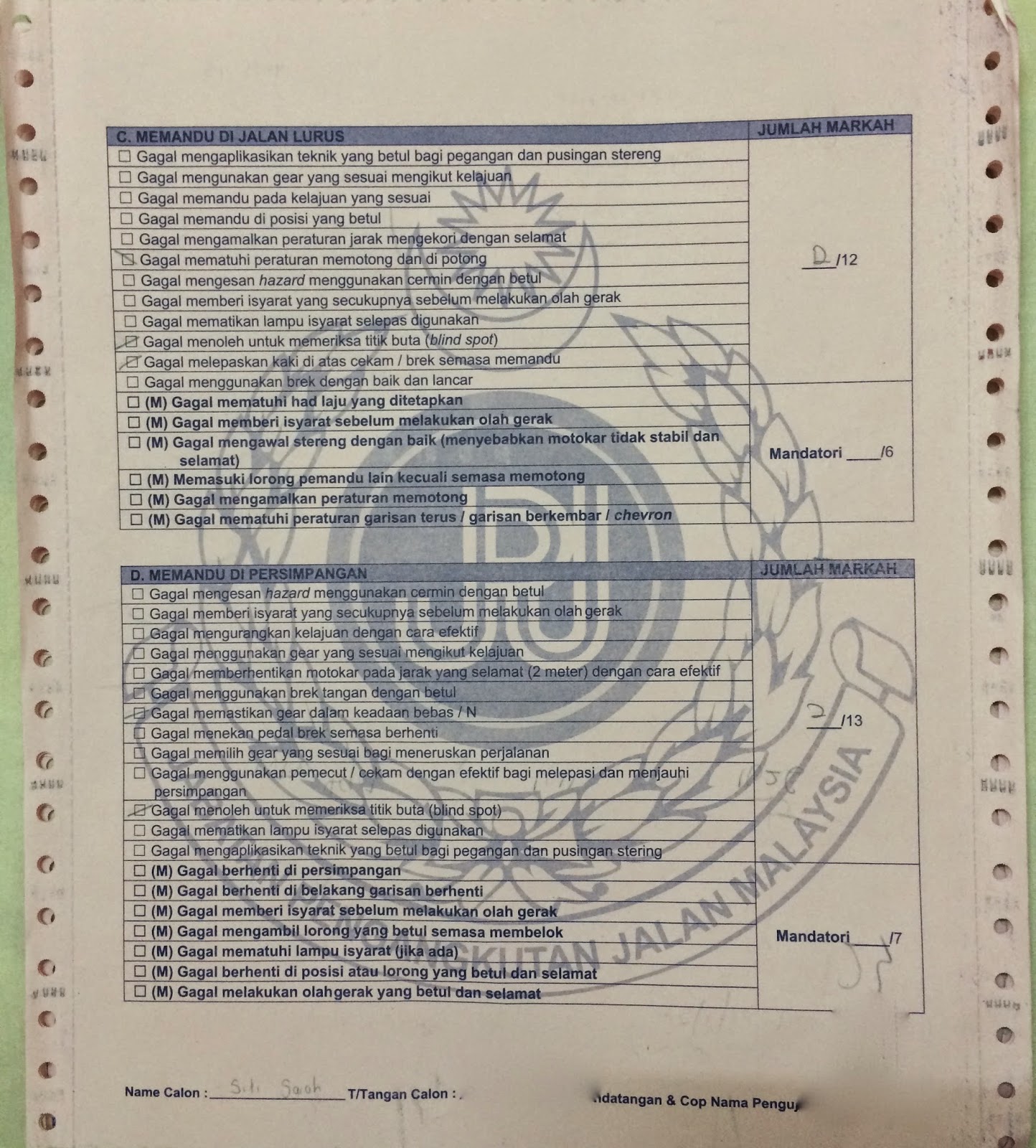 A pen is mightier than a sword : Tips for passing the JPJ test (new ...