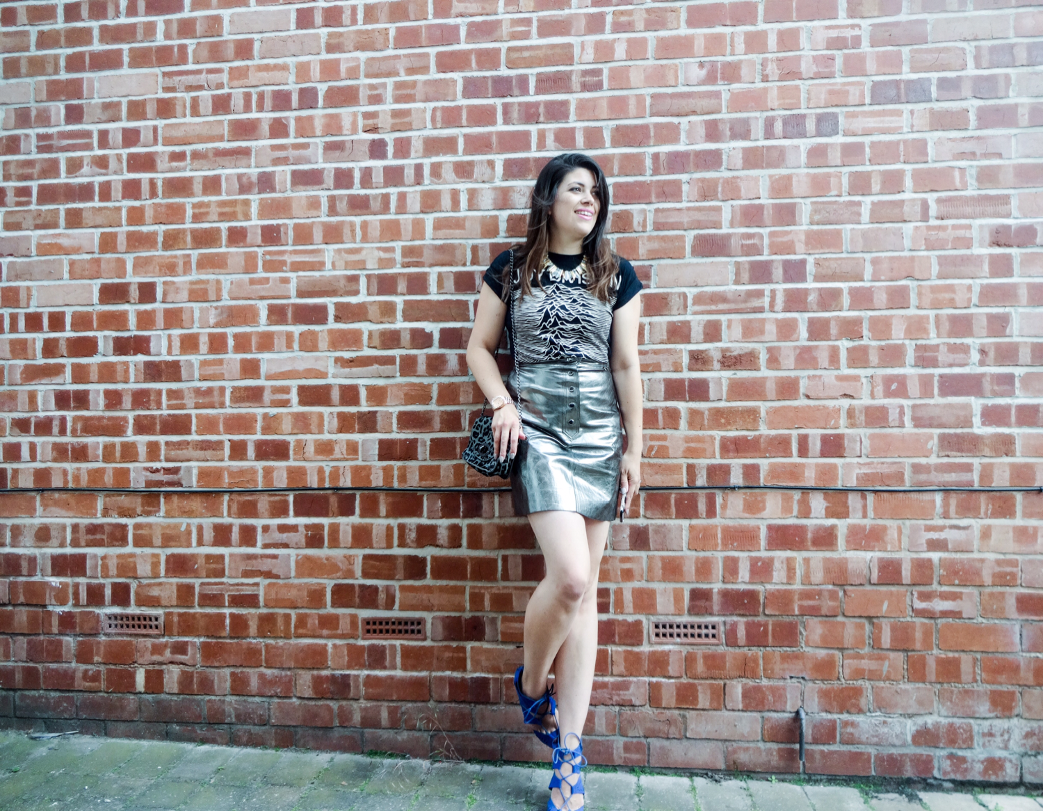 OOTD | The Metallic Mini | Sarah Deluxe