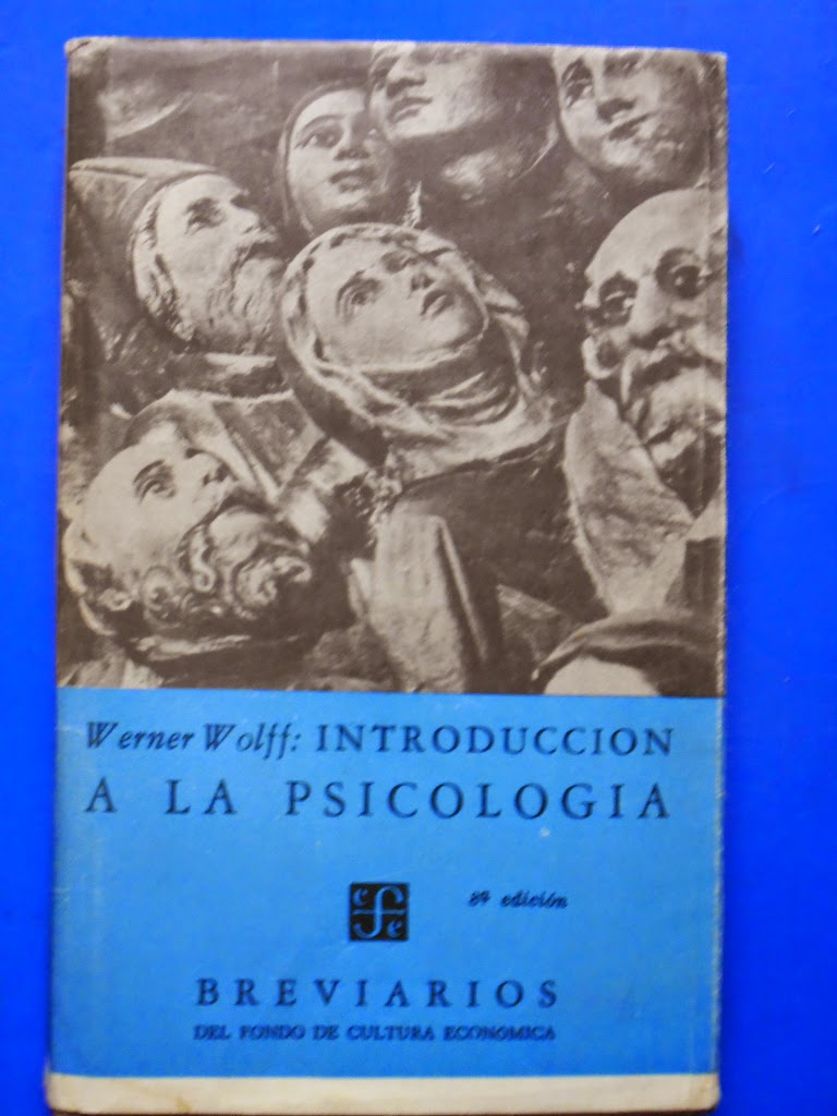 LA PLUMA LIBROS: INTRODUCCION A LA PSICOLOGIA - WERNER WOLFF