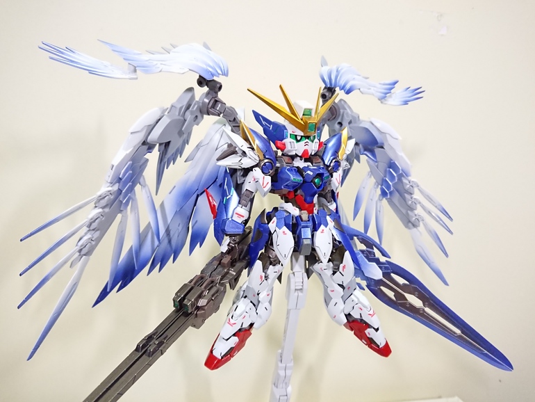 Custom Build: SD x HiRM Wing Gundam Zero Custom
