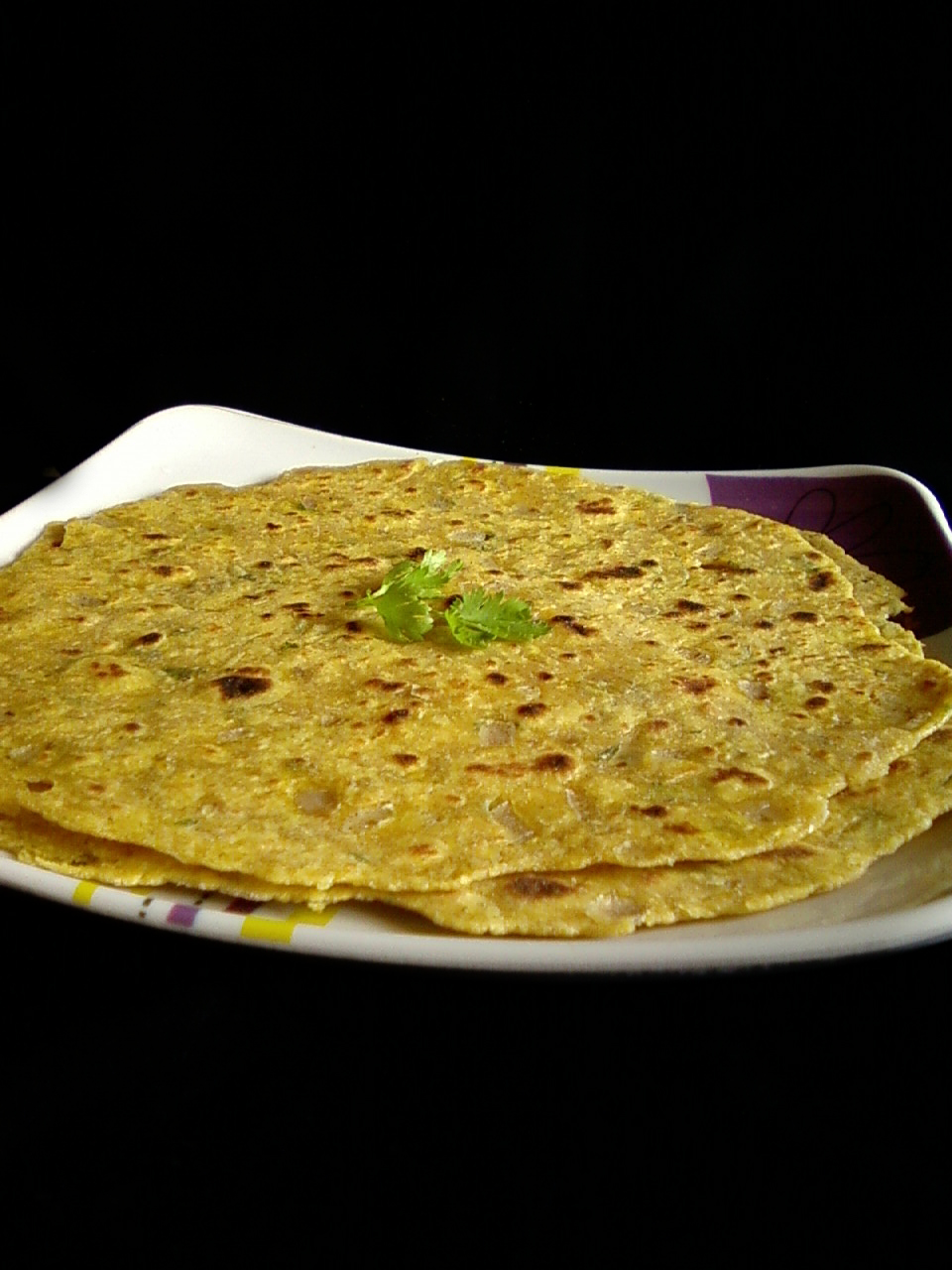Sweet Corn Paratha Recipe - How to Make Sweet Corn Roti Recipe - Blend ...