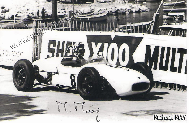 Autographs-F1: 380. John FITCH + Leslie MARR + Michael MAY