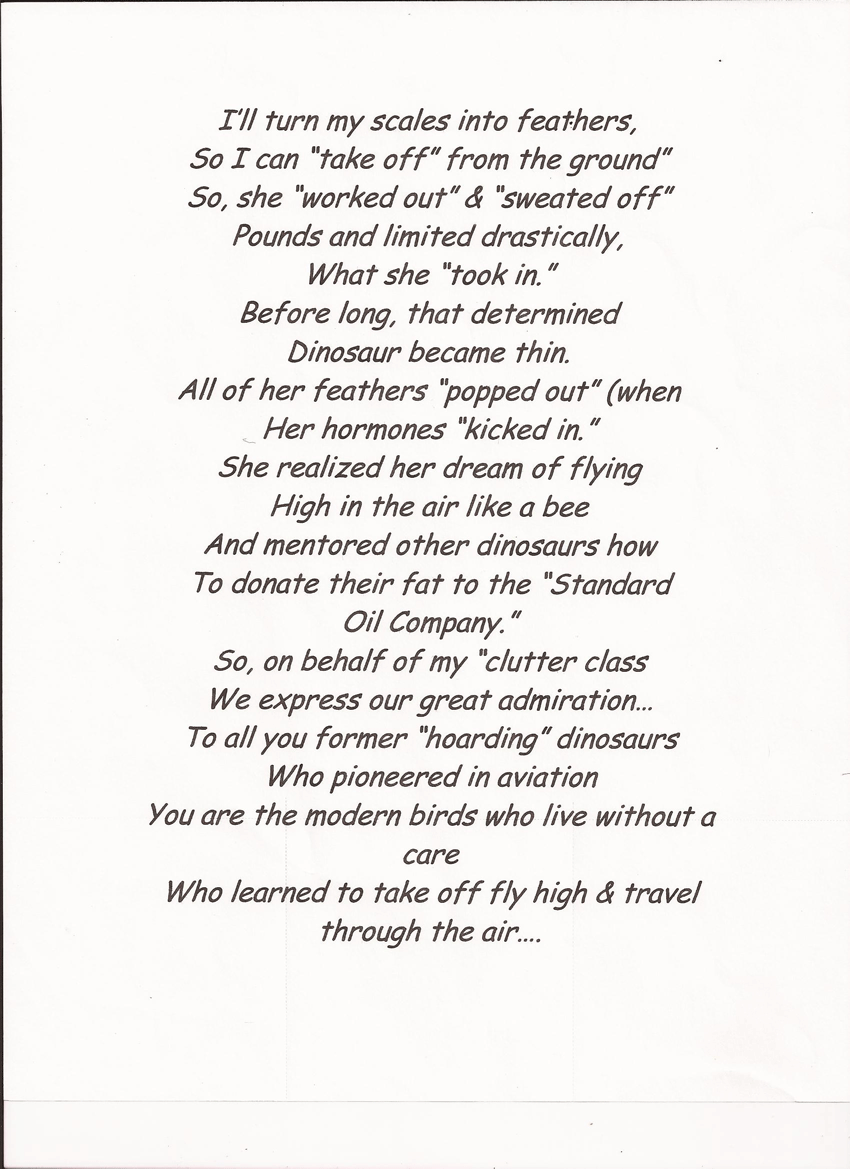 Collector Care's Blog: Poems About Clutter - By Louie Heseman