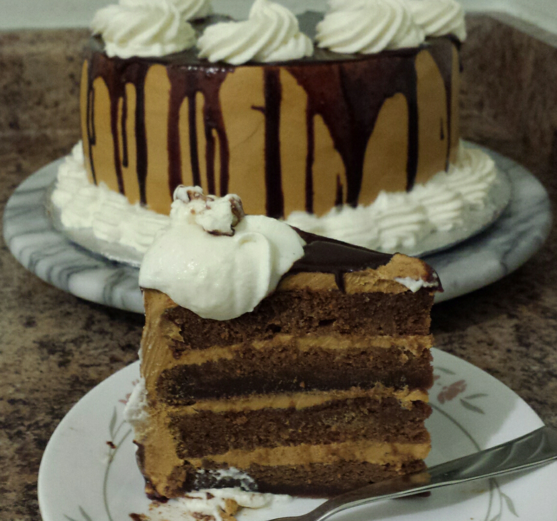 Simply Delicious: The Chocolate Floro Elegance with Caramel Buttercream