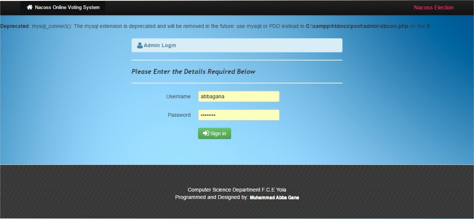 in Php Source Code programming