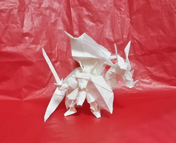 CP Origami Dragon and Knight - Ruby Book Origami