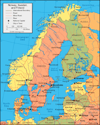 Kart over Norge | Kart over Norge By Regional Provinsen