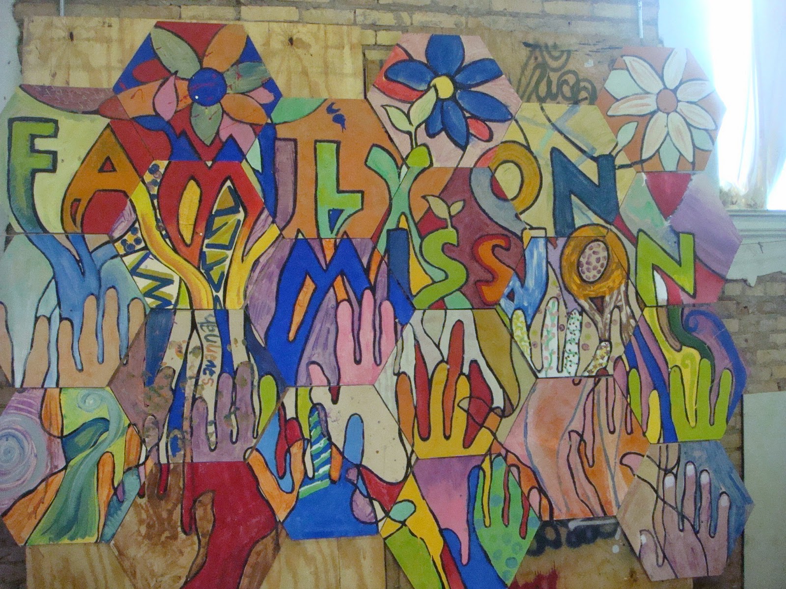 Zoë Shulman Studio: Puzzle Mural!