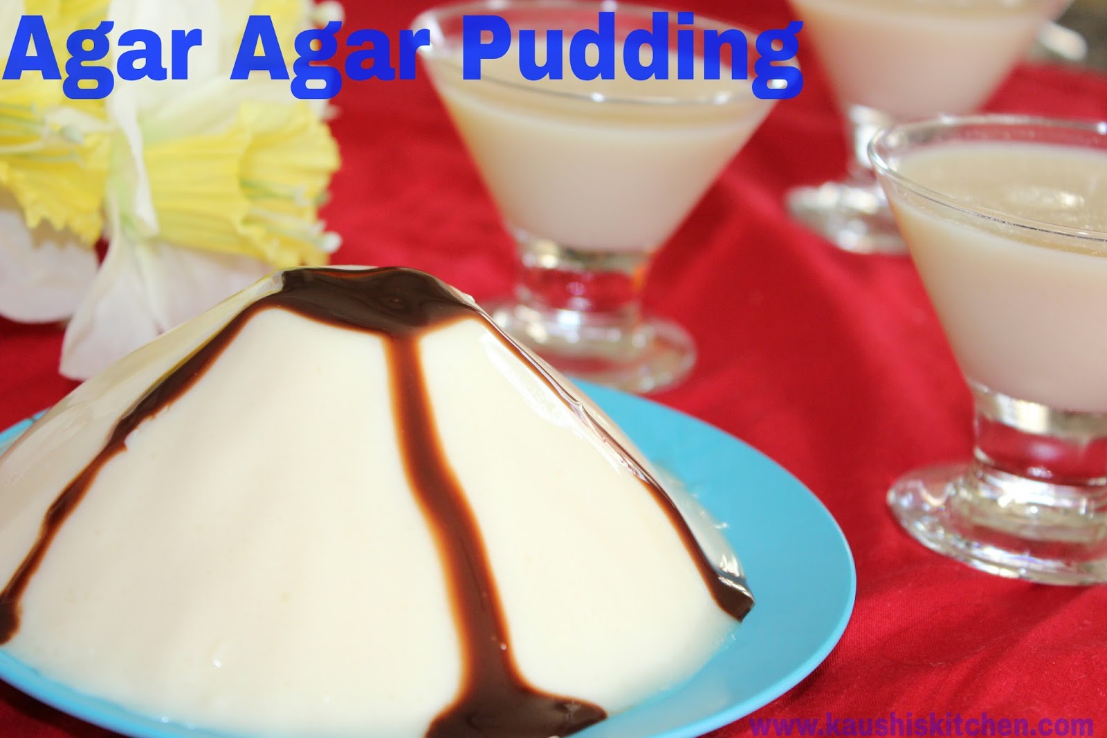 CHINA GRASS PUDDING / AGAR AGAR PUDDING