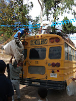 Peace Corps Honduras: loading bus