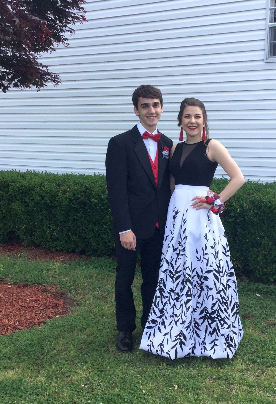 Monogramed Crystal Prom Corsage